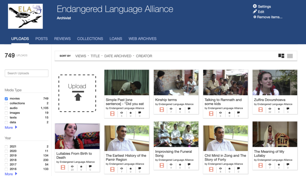 Research - Endangered Language Alliance