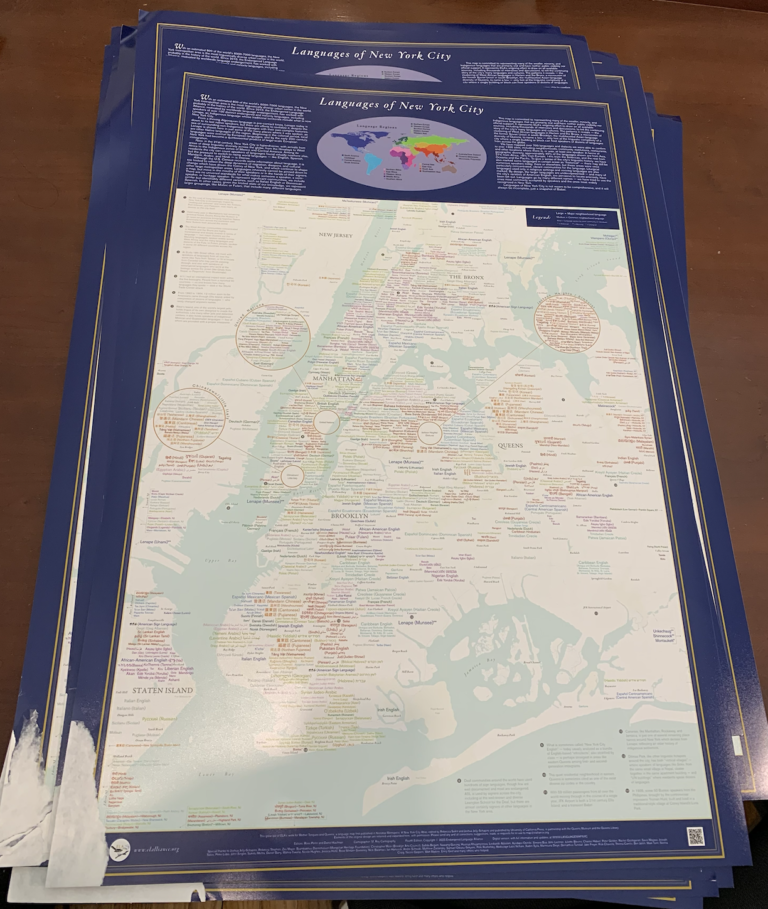 Get an NYC language map for $20! - Endangered Language Alliance
